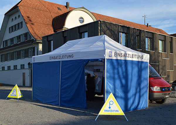 Fire fighting tents for professional and volunteer fire brigades - Pro-Tent