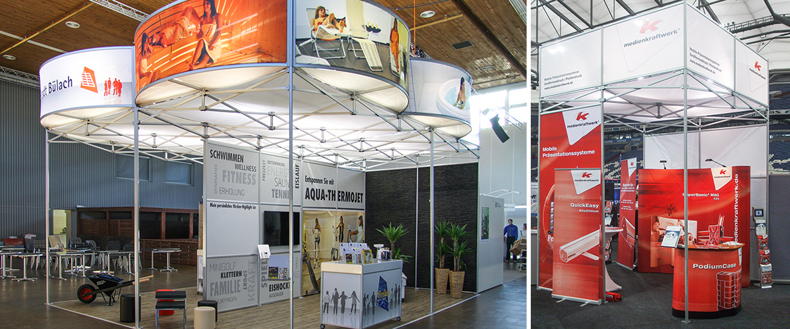 Flexible exhibition stand planning - Pro-Tent
