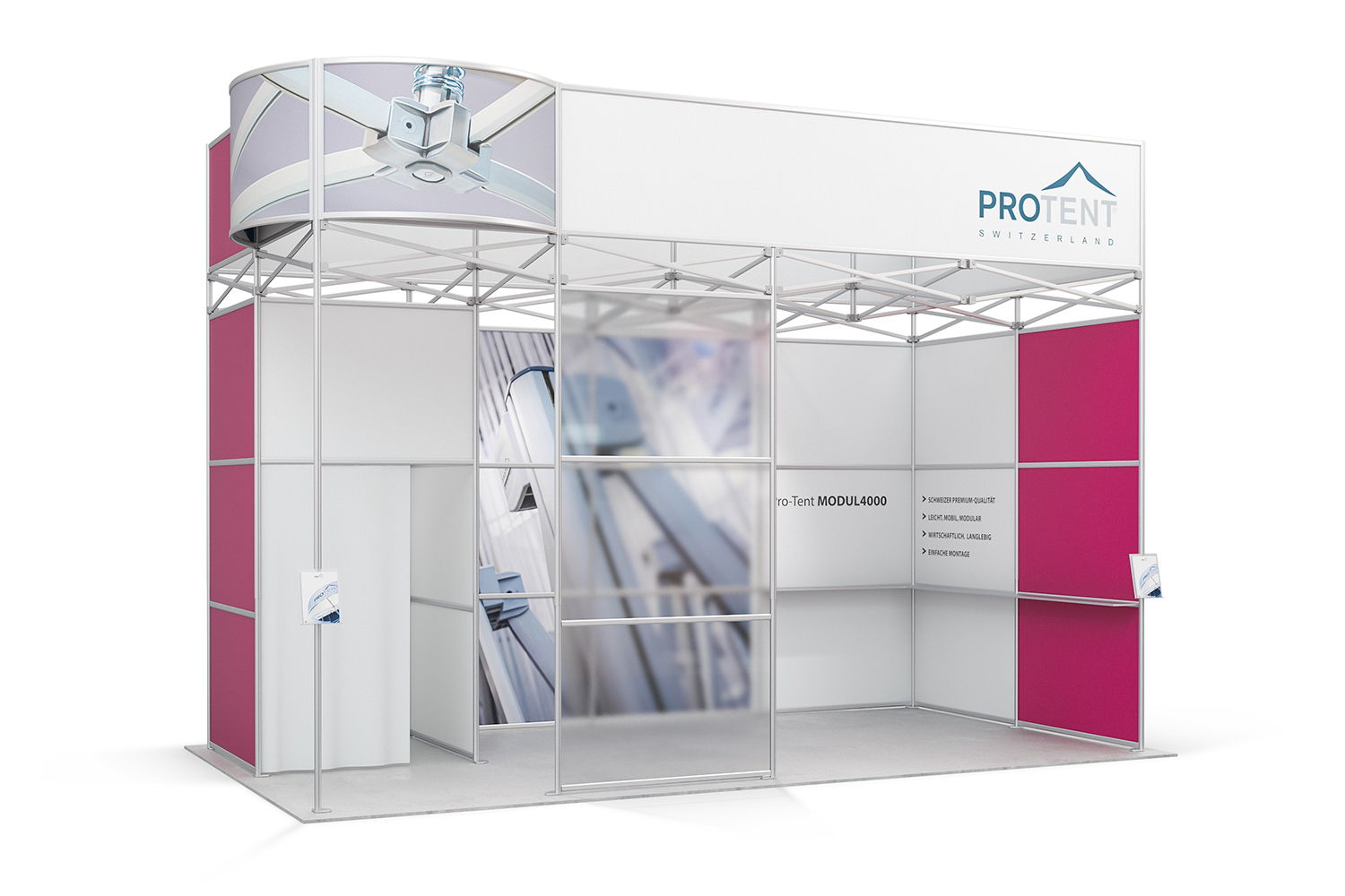 Modular system stands for exhibitions and trade fairs - Pro-Tent
