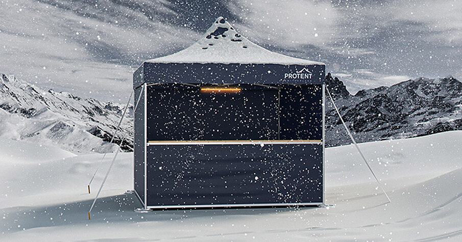 Windproof folding pavilions: How to increase stability - Pro-Tent